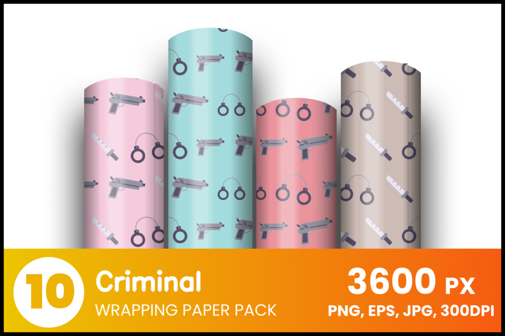 Criminal 10 Wrapping Paper