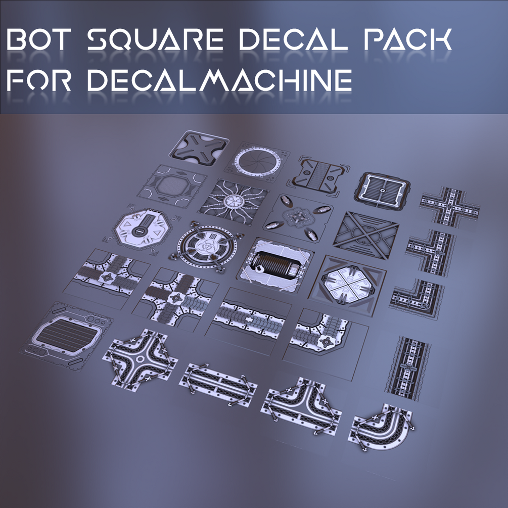 BOT Square Decal Pack for DecalMachine