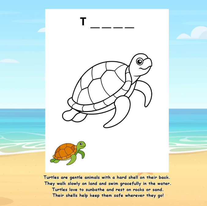 Color With Me : Ocean Friends Let’s Color the Sea! Kids Coloring Book