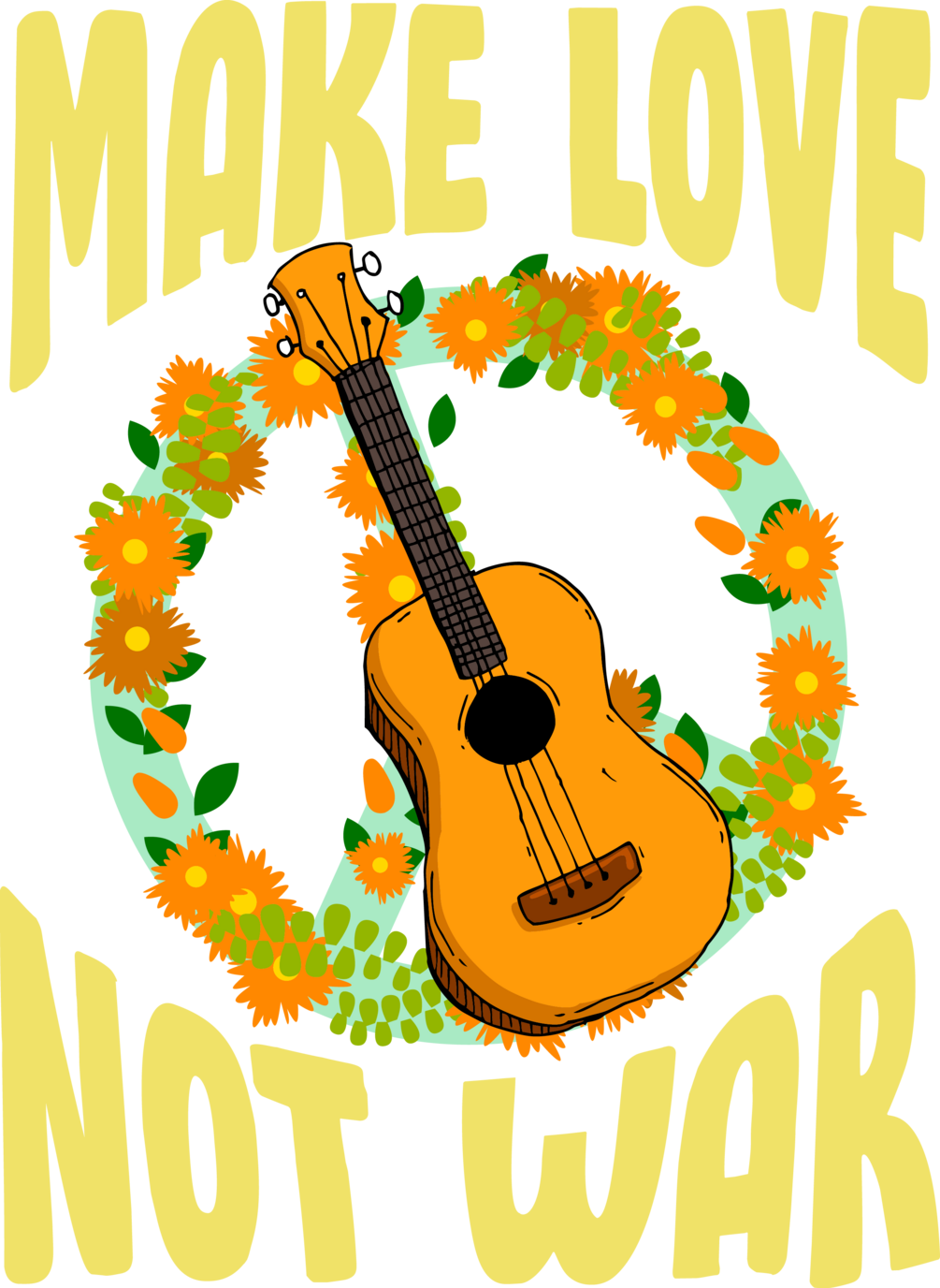  Make Love Not War Design SVG Design T Shirt Design Print On Demand