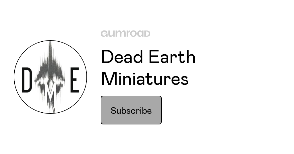 Dead Earth Miniatures
