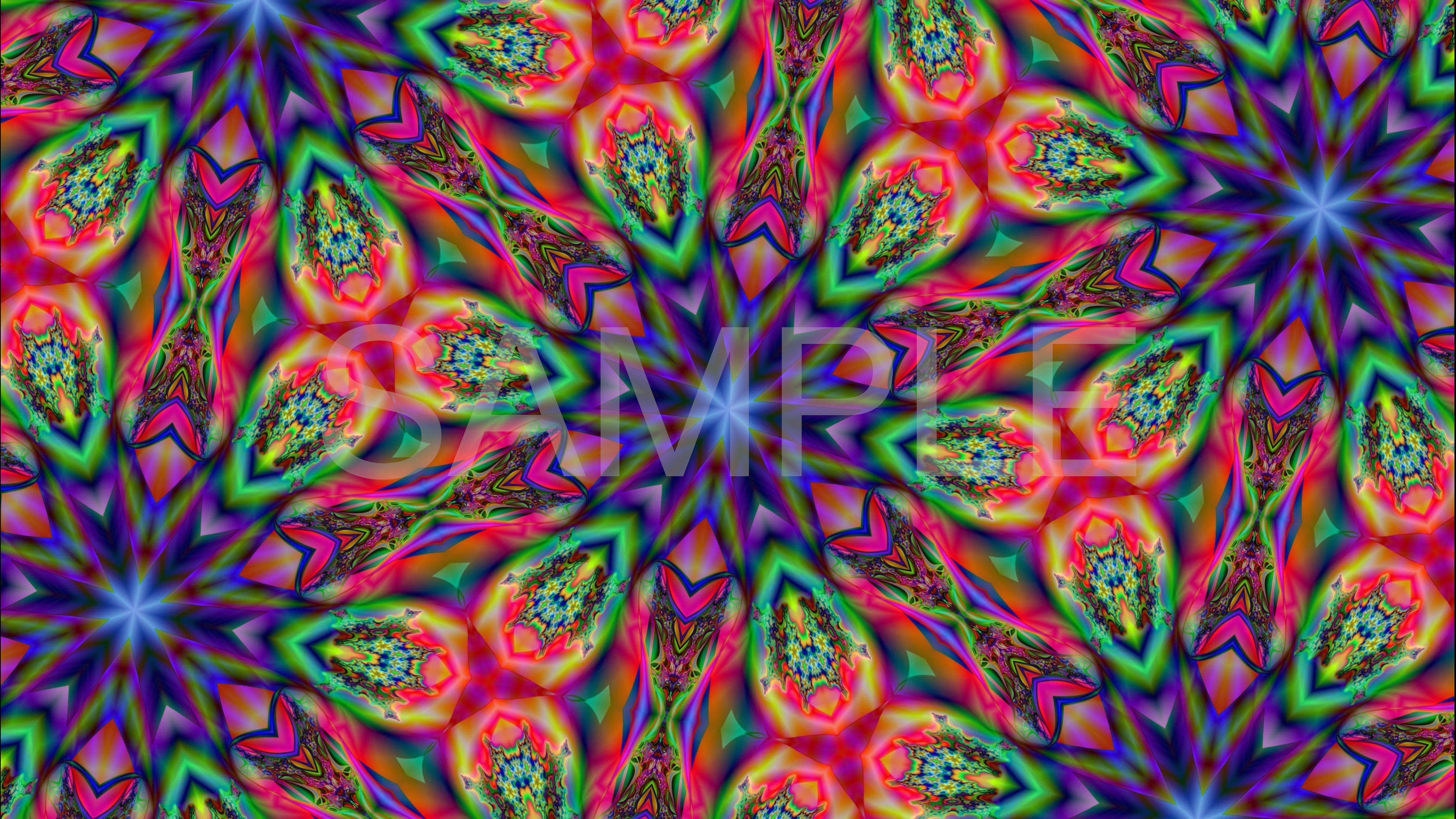 5 Pack Multi Purpose 4K Digital Art #33 - Psychedelic printable art for ...