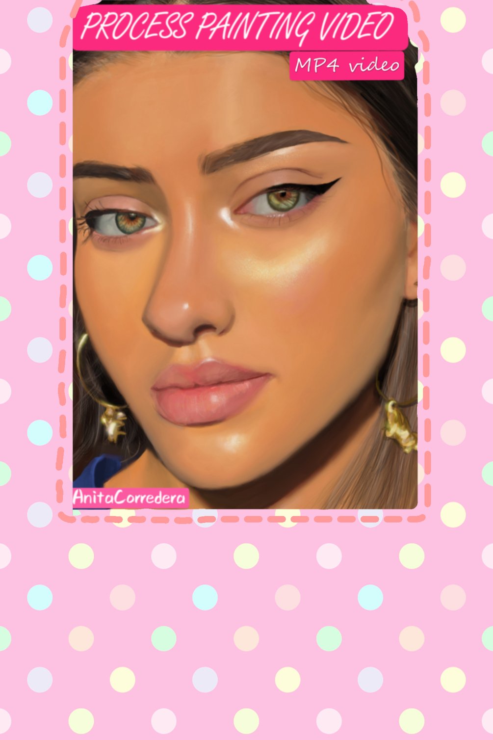 Super realistic process paint from Procreate