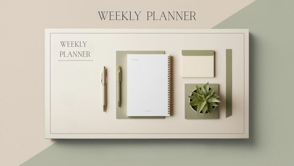 🗓️ Weekly Planner – Stay Focused & Productive Every Day