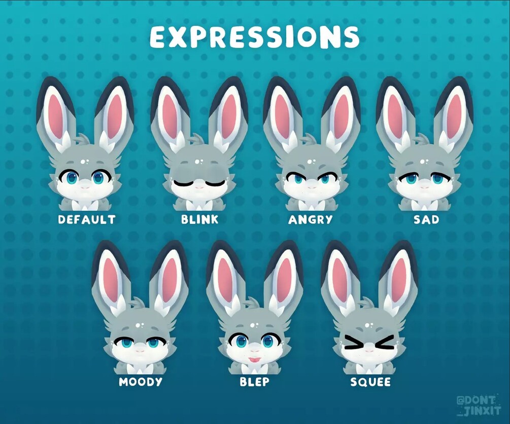 Jinxed Bunny VRC Avatar