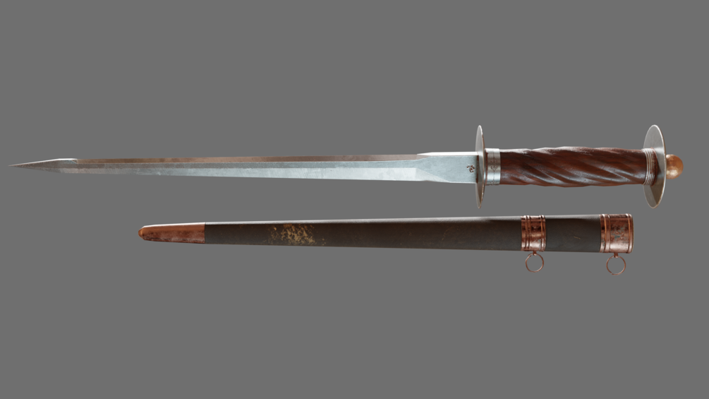 Rondel Dagger (Game Ready)