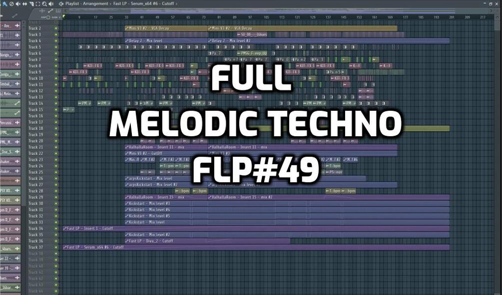 Melodic Techno full Flp # 49