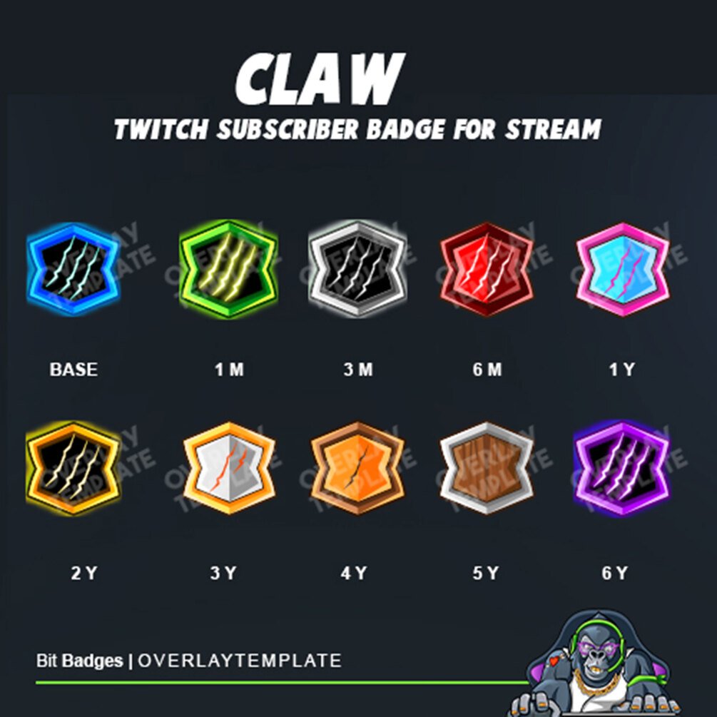Claw – Bit Badges