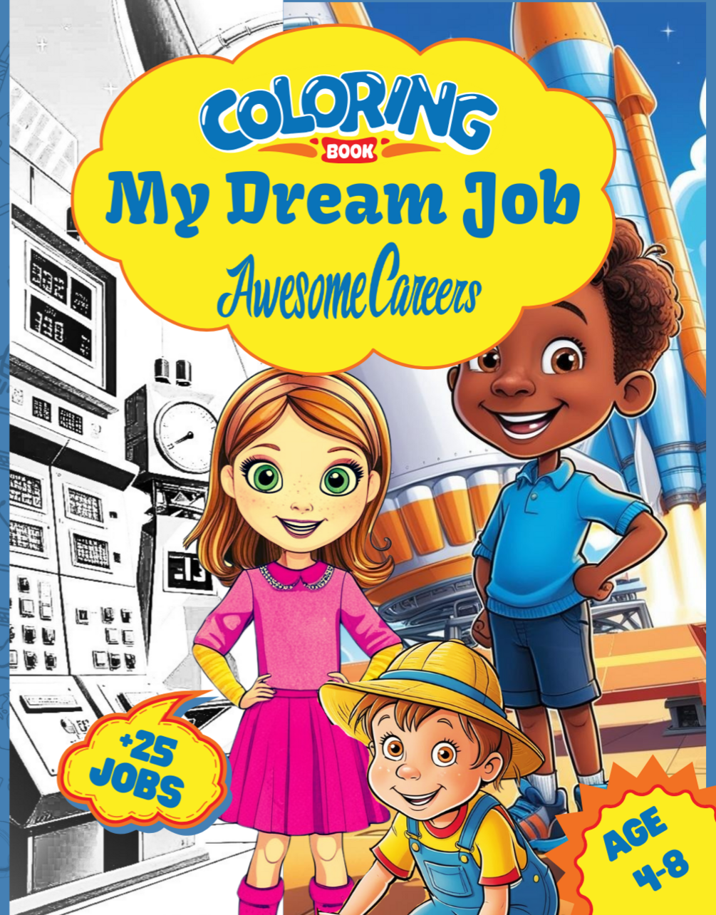 My Dream Job Coloring Book for Kids Ages 4-8 | 29 Fun Careers to Color ...