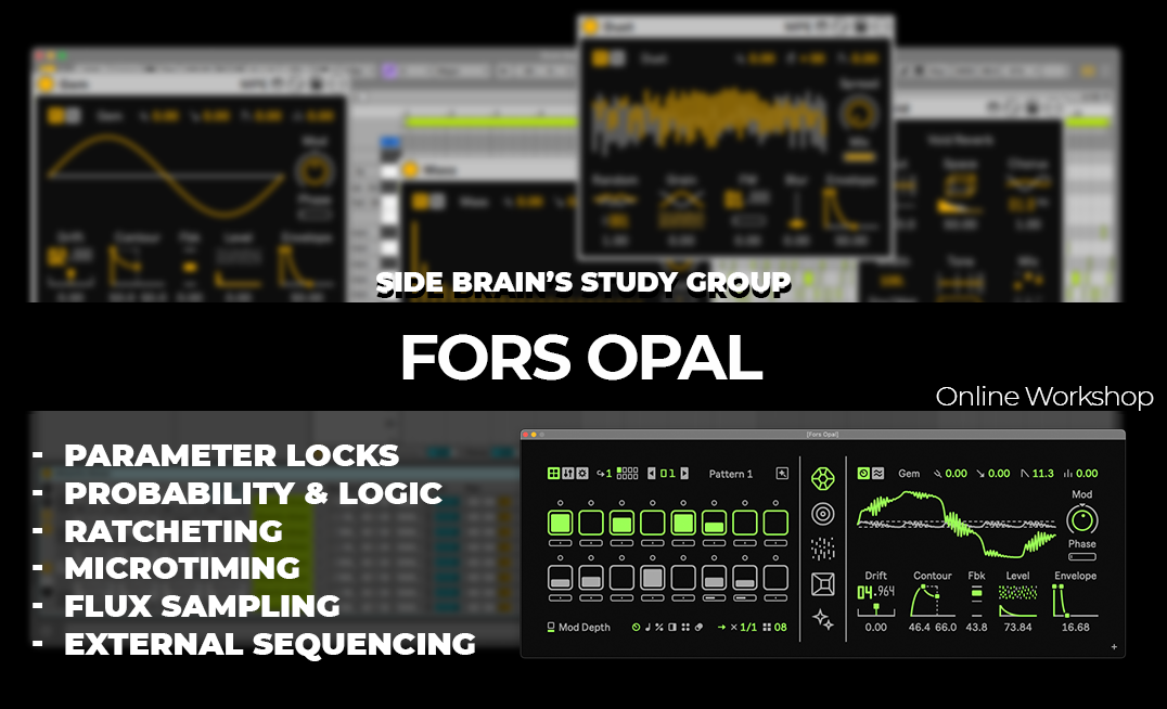 Fors Opal Workshop Sunday - May 11th + Sequencing House Chords with SQ Sequencer and Expressive ...