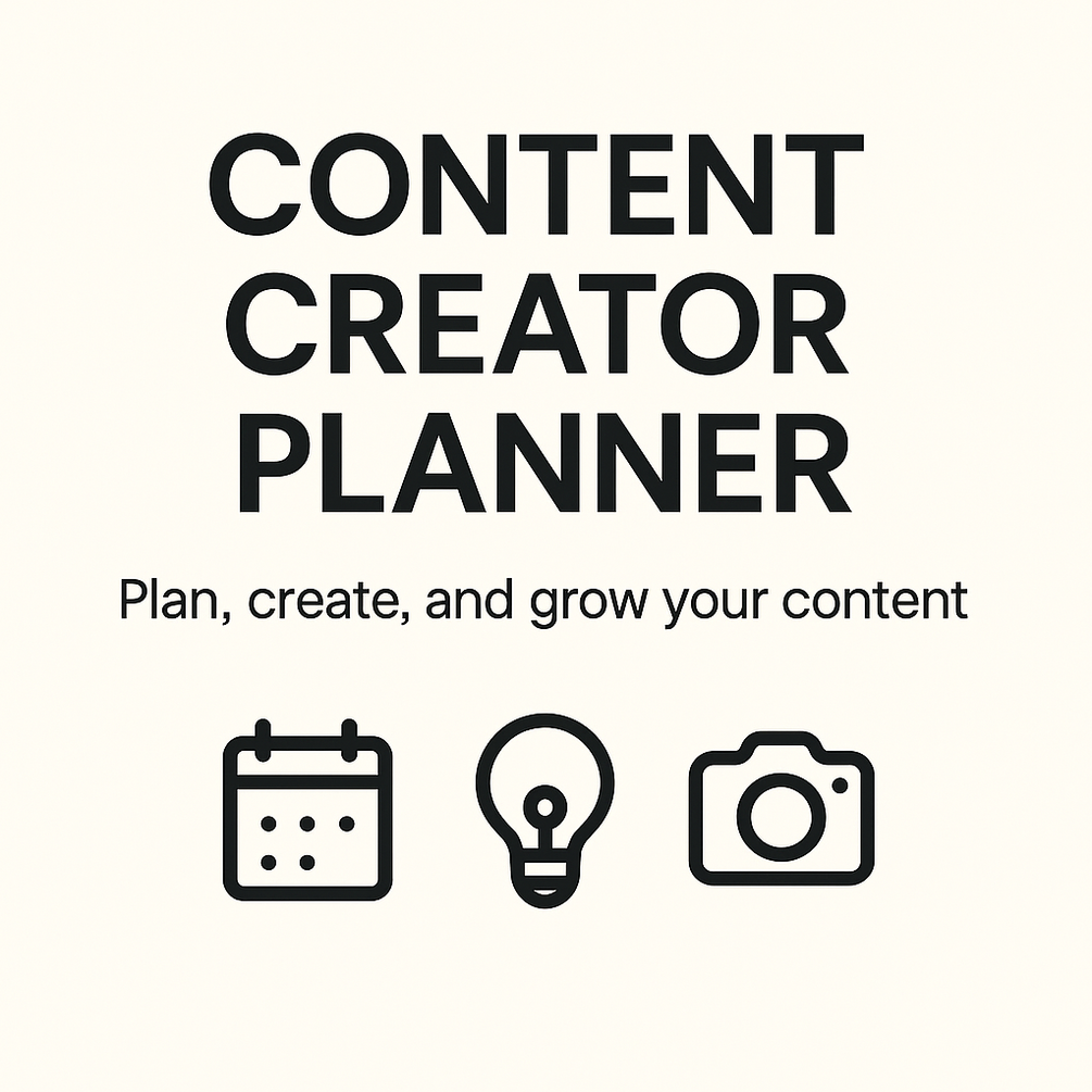 Content Creator Planner