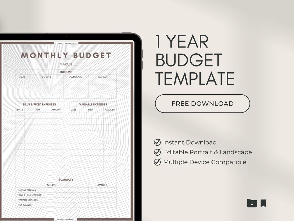 Yearly Budget Tracker
