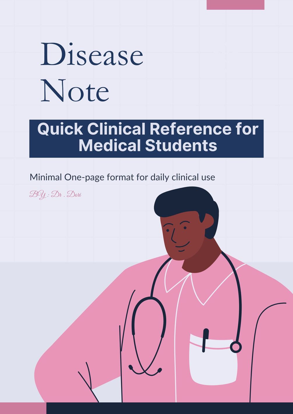 Disease Note Template | Clinical Summary Sheet for Medical Students ...