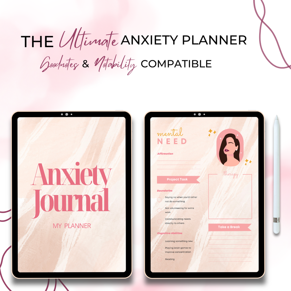 : Therapy Journal, Anxiety Journal, Mental Health Journal, Wellness ...