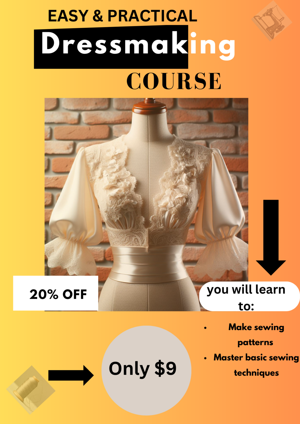 Easy and practical dressmaking guide