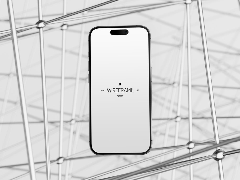 iPhone 15 Pro - Wireframe Mockup N2