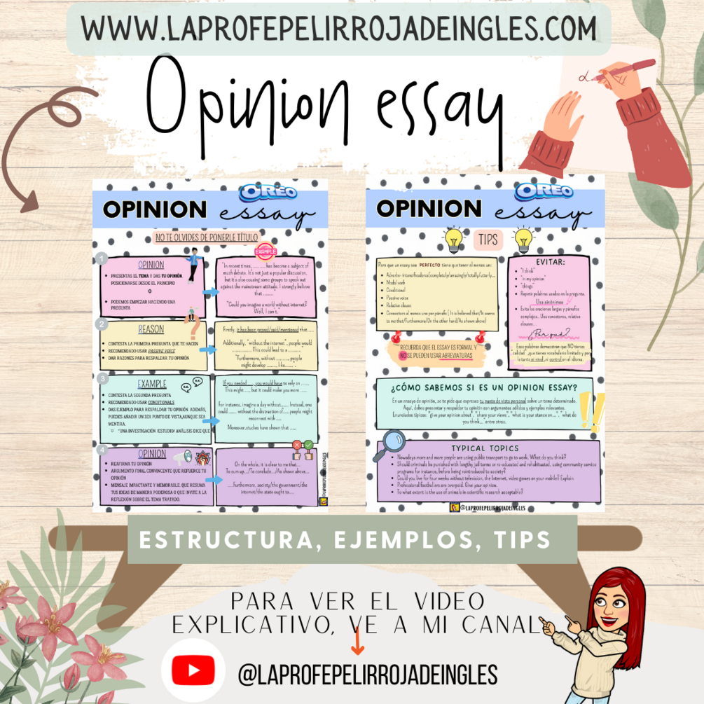OPINION ESSAY structure,examples and tips