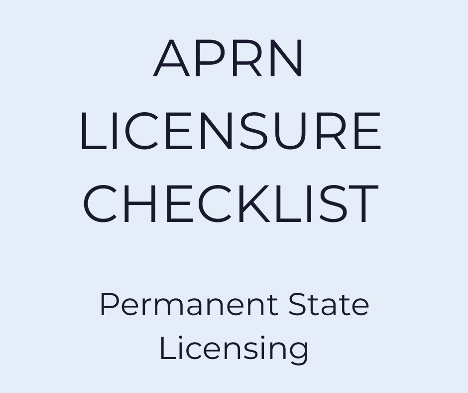 APRN State Licensing Checklist