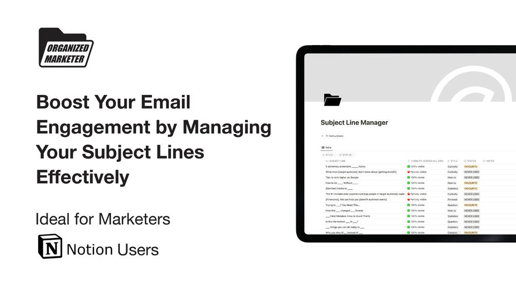 Subject Line Manager
