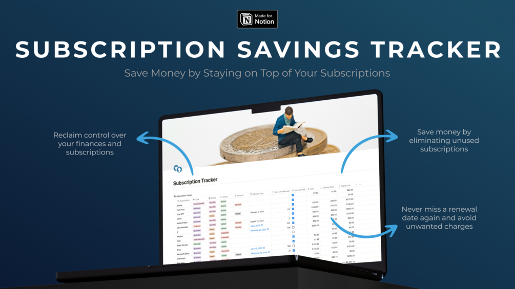 Subscription Savings Tracker