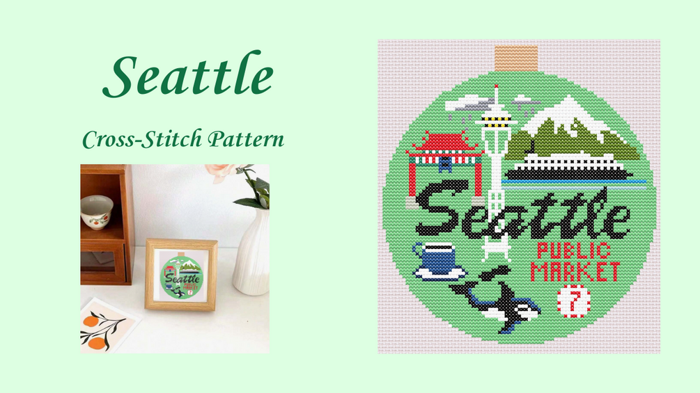 Seattle Cross-Stitch Pattern