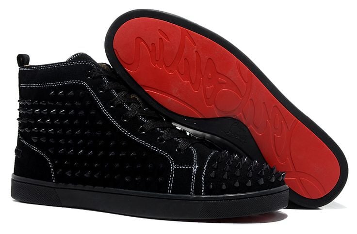 CHRISTIAN LOUBOUTIN RED BOTTOMS SPIKES HIGH