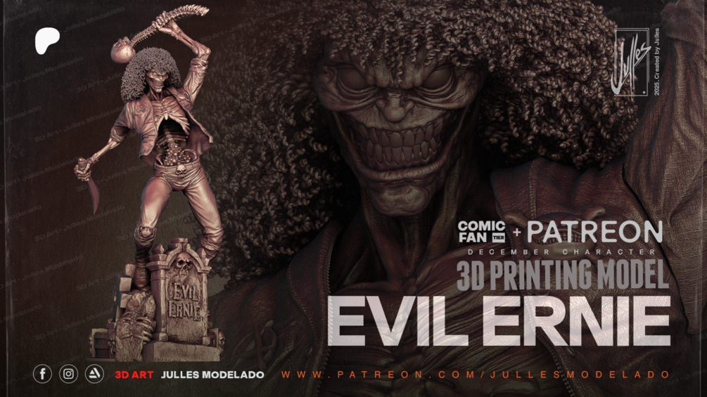 Evil Ernie V01 3D print model