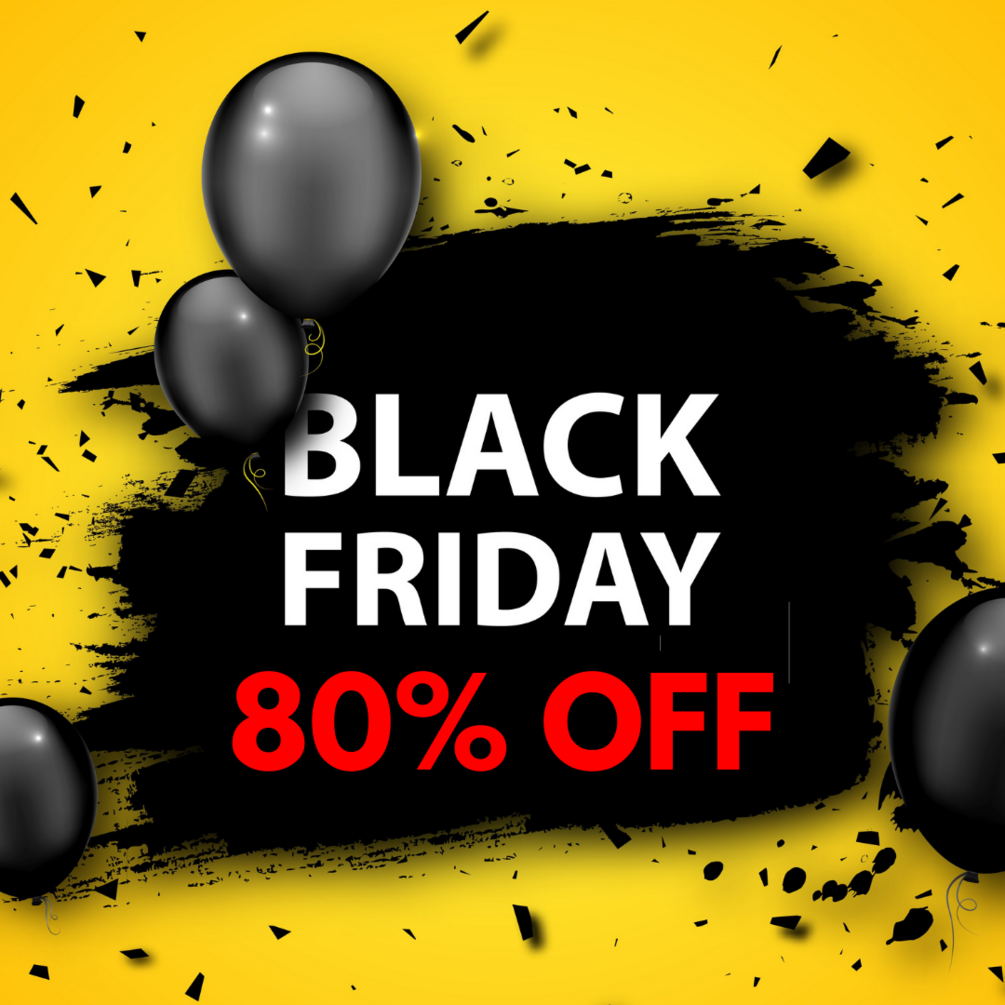 80% OFF Black Friday Sale