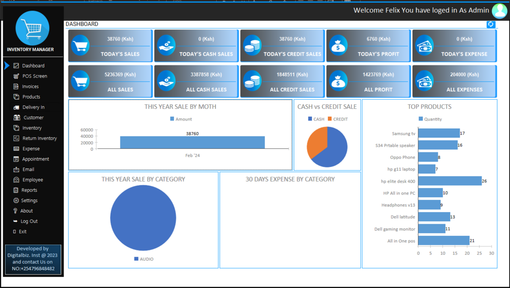 INVENTORY MANAGER WITH SOURCE CODE