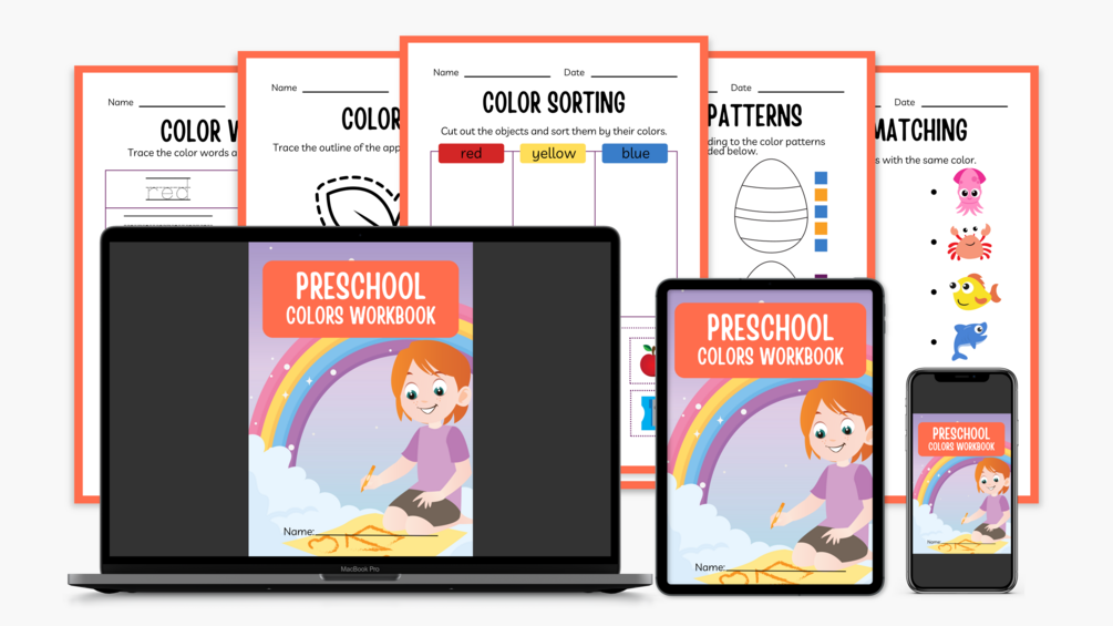 Kids Colors Workbook