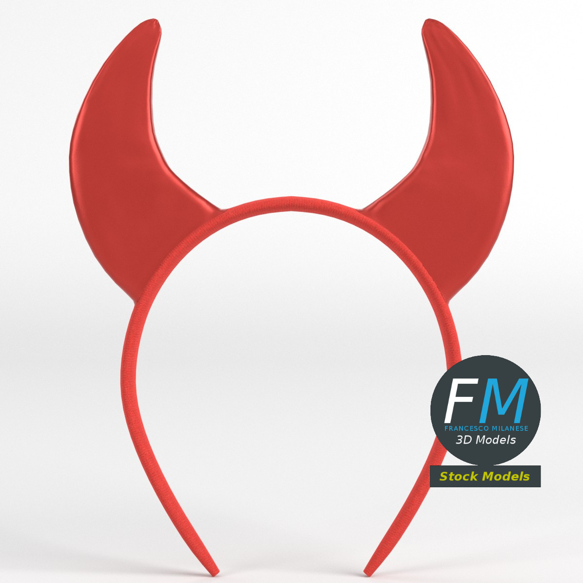3D MODEL - Devil headband