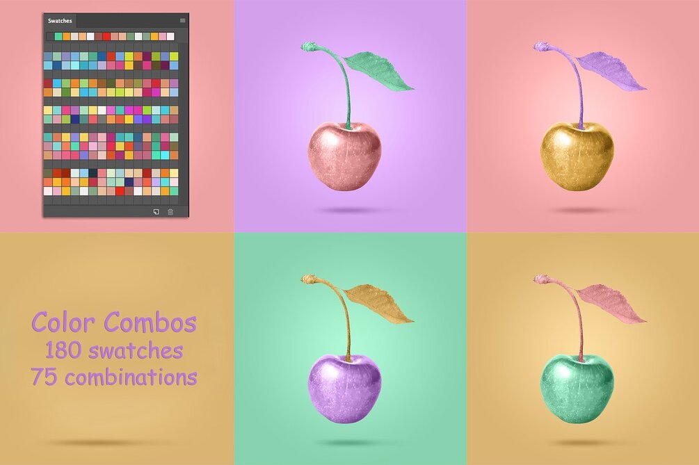 Color Combinations Swatches for Photoshop