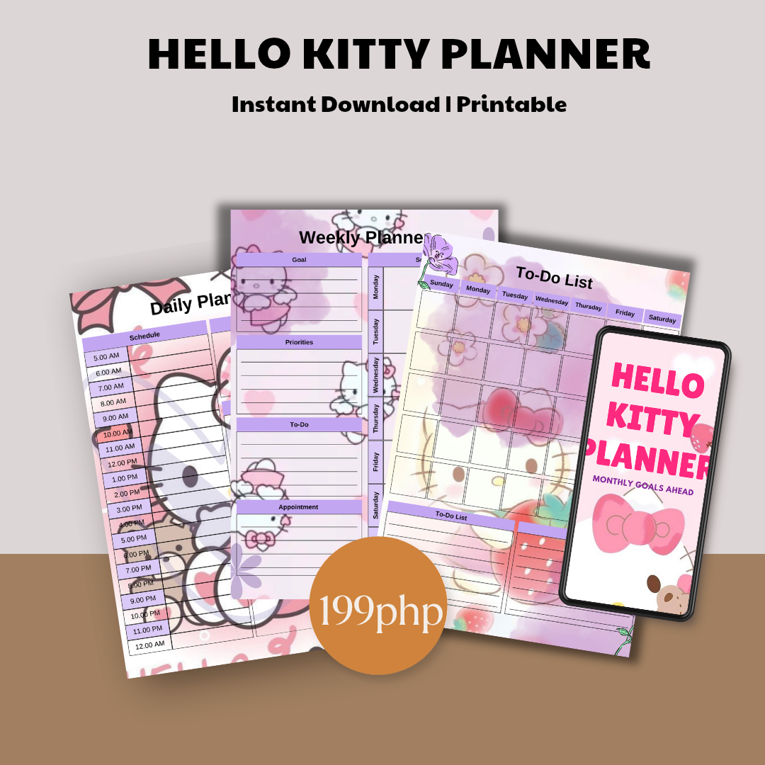 Hello kitty planner