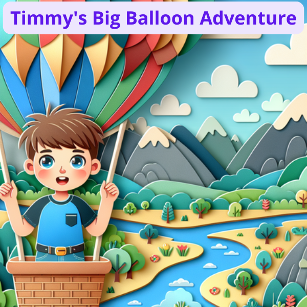 Timmy's Big Balloon Adventure- for kids