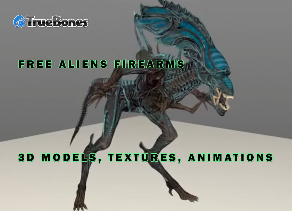 FREE "Aliens Fireteam", 3D models, animations, textures, props (.c4d ...