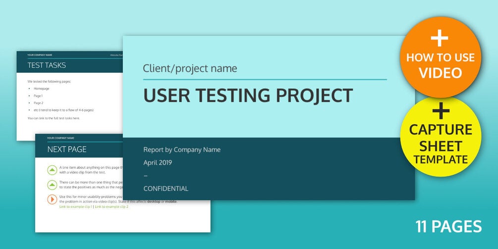 User Testing Report Template