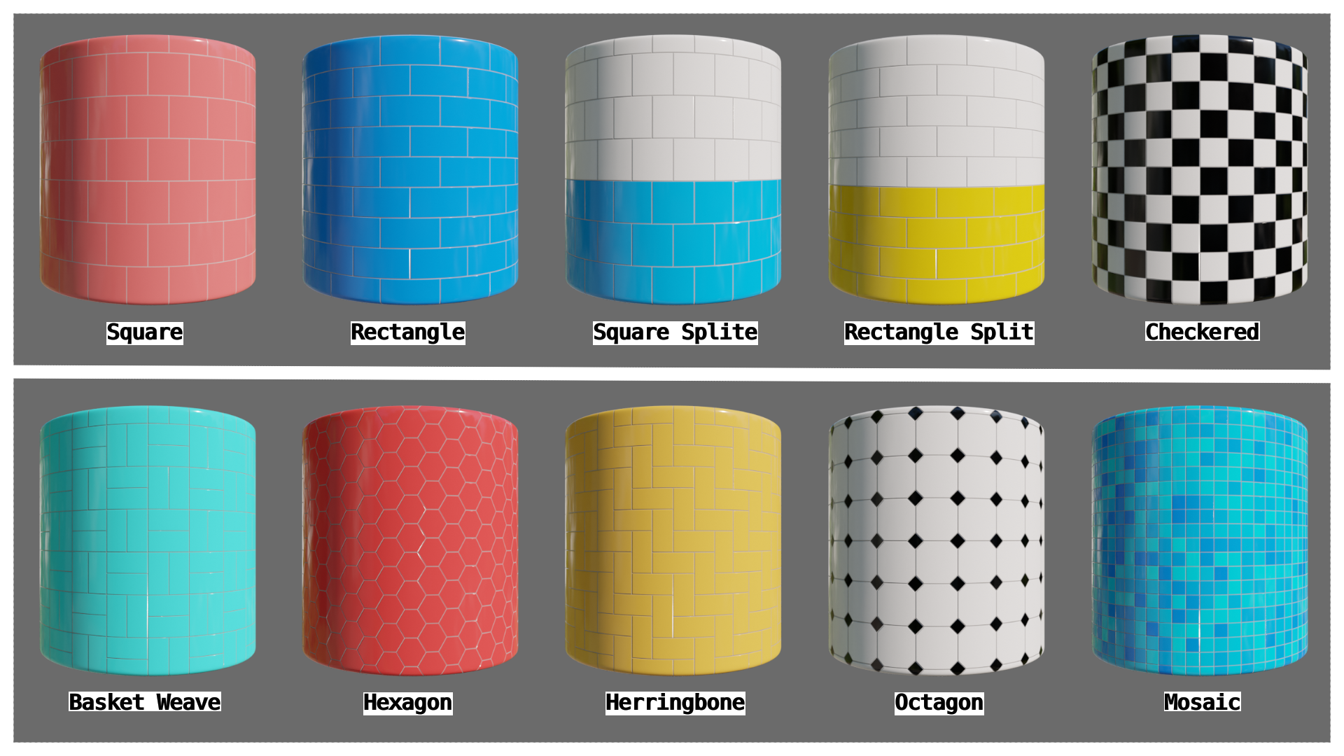 Procedural Tile Shader Pack Volume - 01