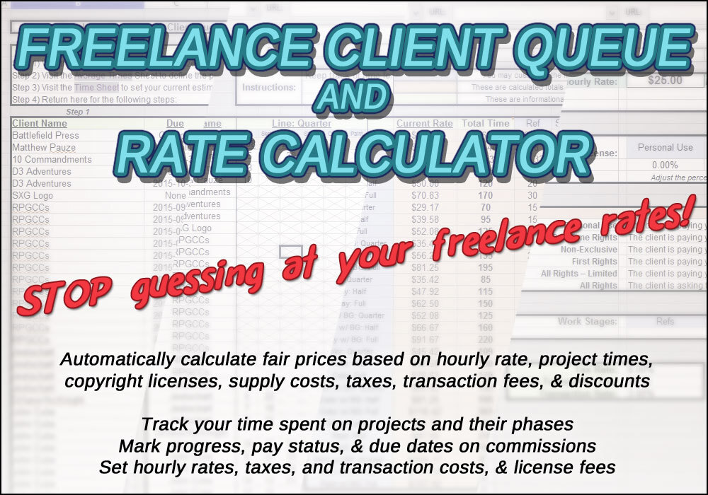 Freelance Client Queue & Rate Calculator