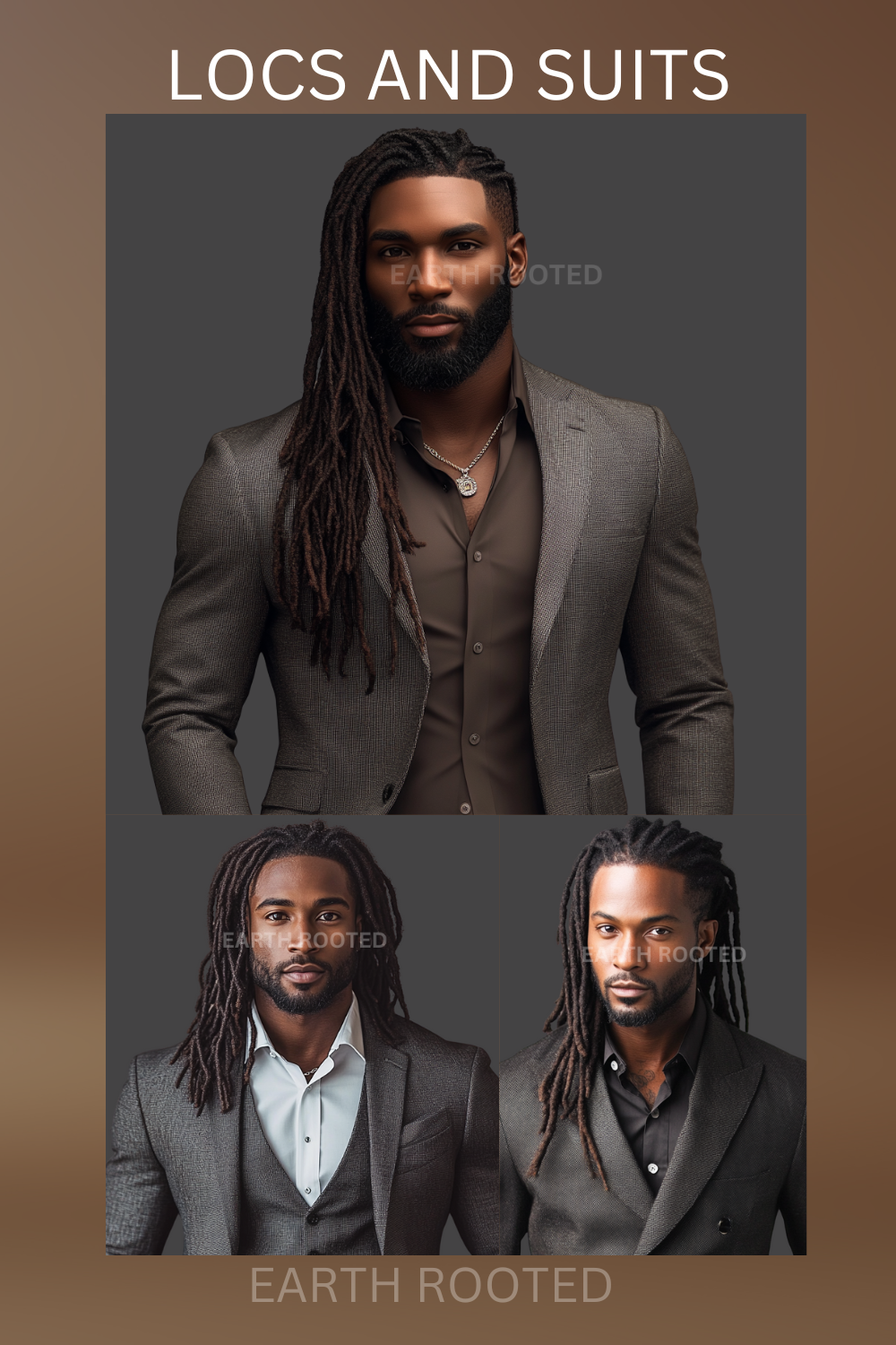 Black Men with Dreadlocks in Formal Suits -10 Stock Images for Business ...