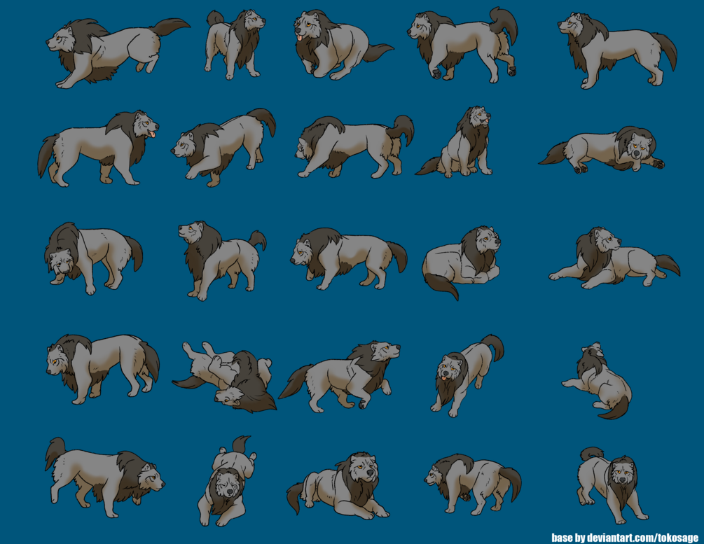 Standard Tokota Long Mane HP Sheet 2 - Old Version