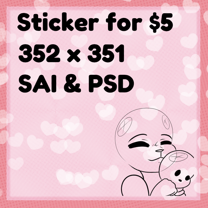 Hugging Plushie Sticker 13#