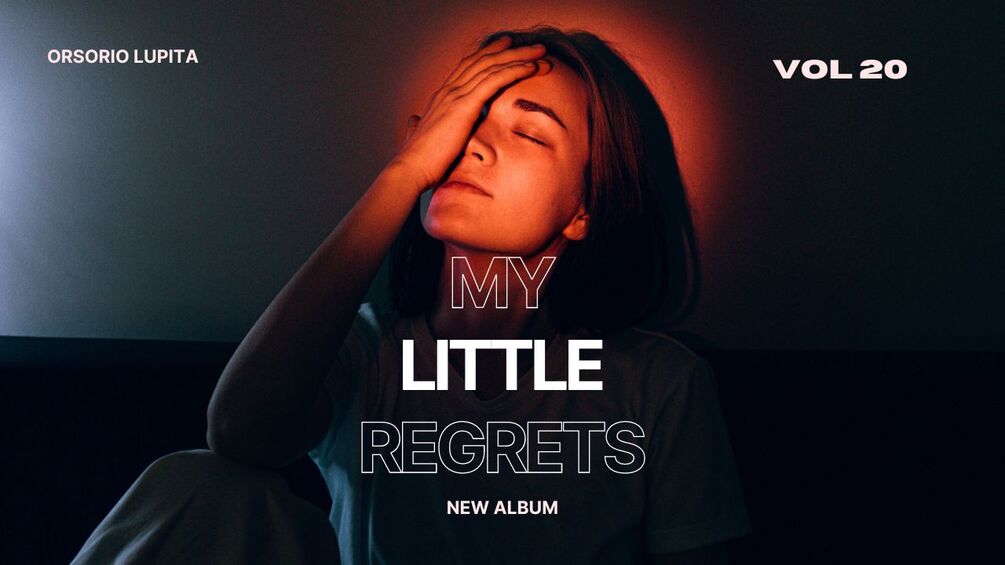 Editable music album cover template