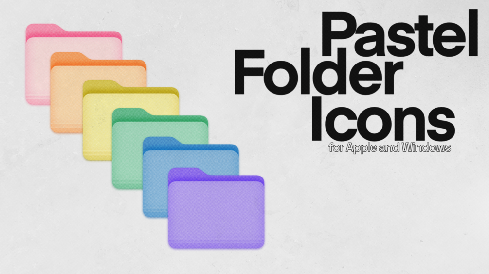 Pastel Icons for Folders