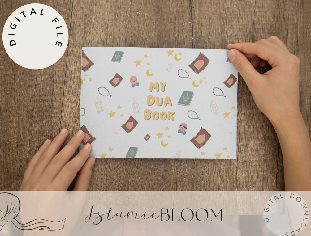 My Dua Book – Islamic Printable for Kids (A4 Size, Ages 3–10)