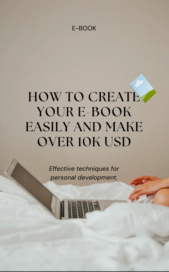 How to create your own e-book (digital product)