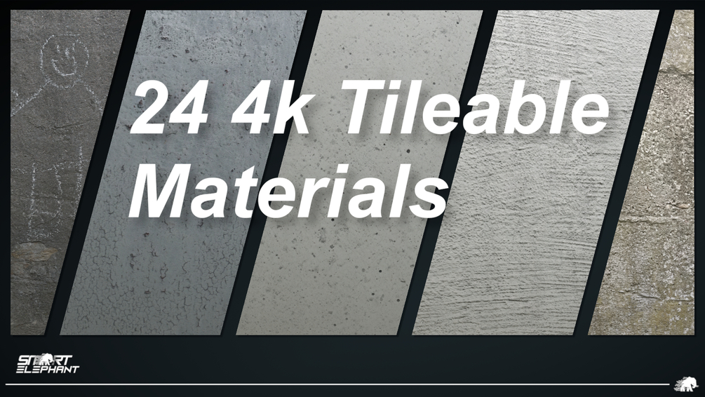 24 4k Tileable Materials