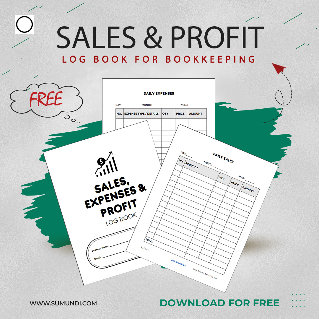 Sales, Expenses, and Profit Book