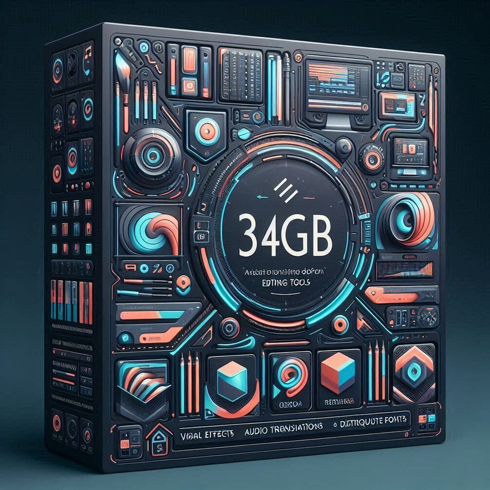 34Gbyte Editing Assets