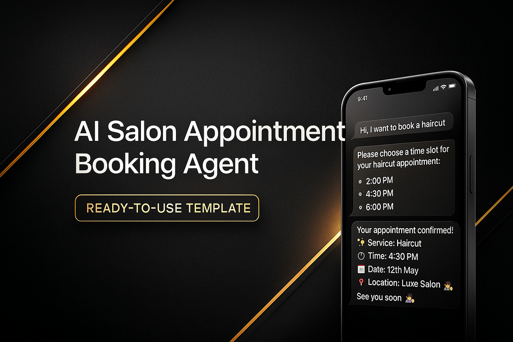 AI Salon Appointment Booking Agent