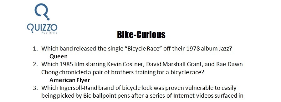 General Knowledge: Bike-Curious
